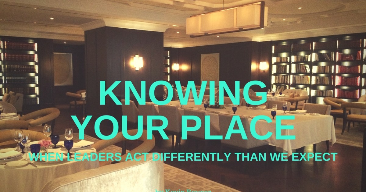 Knowing Your Place | Leadership Voices